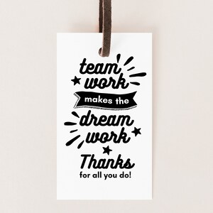 Employee Appreciation Day Gift Tags, Printable Treat Tag, Staff ...