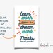 Employee Appreciation Day Gift Tags, Printable Treat Tag, Staff ...
