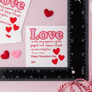 LDS Valentines, February Ministering Handout, LDS Relief Society ...