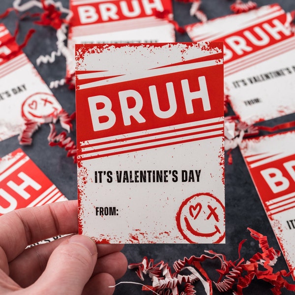 Slang Kids Valentine's Day Cards, Funny Printable Classroom Valentines ...