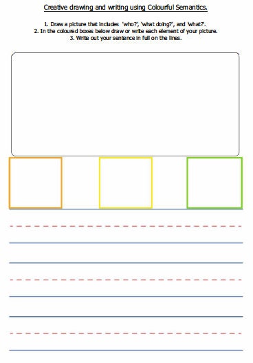 Colourful Semantics / Sentence Structure for Oral and Written Sentence ...