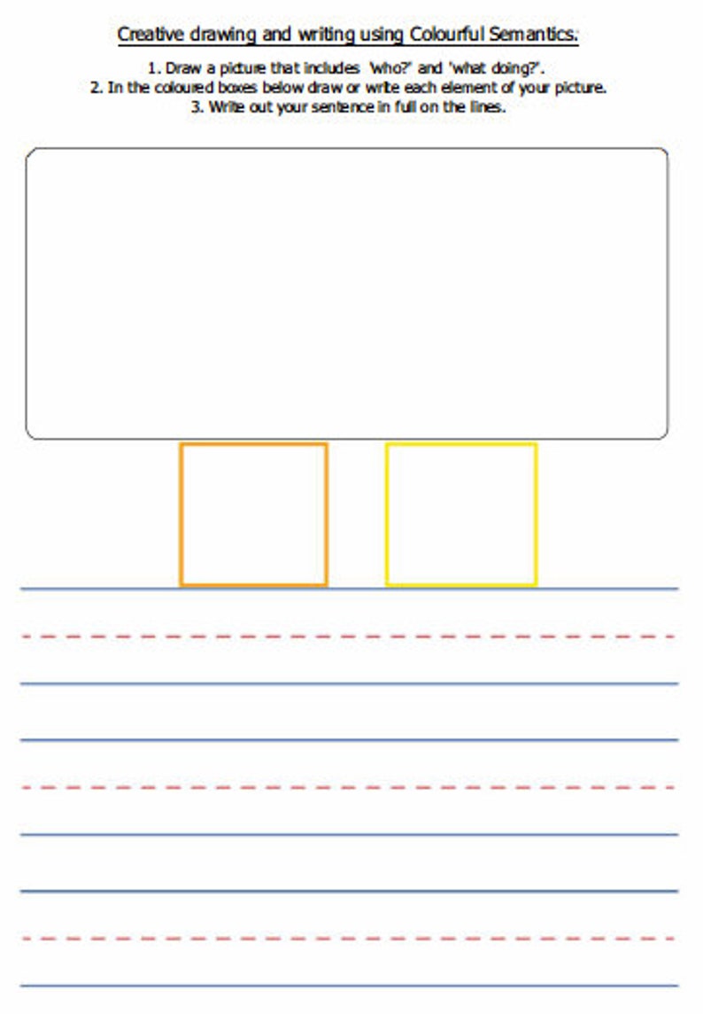 Colourful Semantics / Sentence Structure for Oral and Written Sentence ...