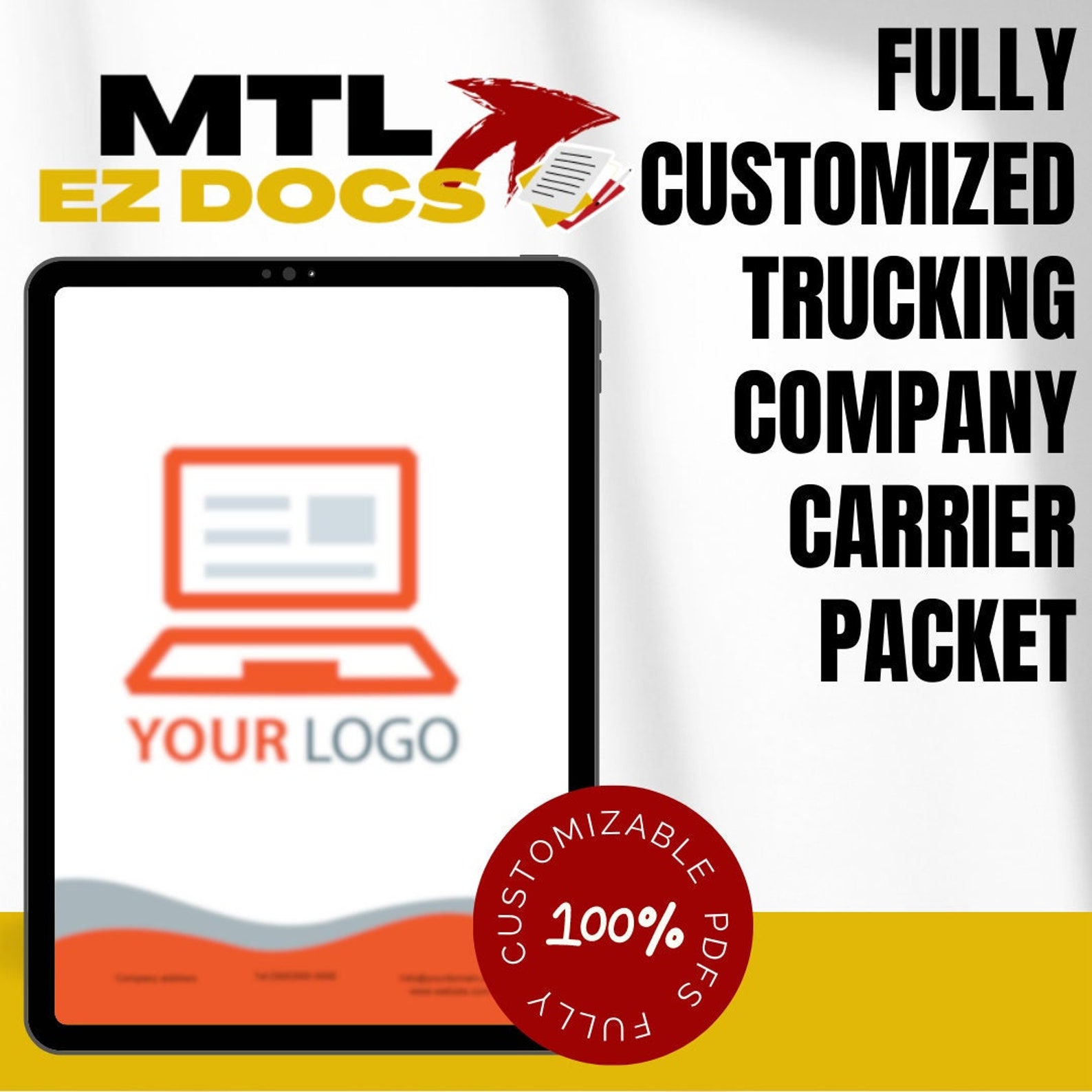 Trucking Company Carrier Packet business Forms Needed - Etsy