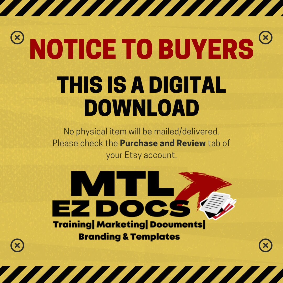 Trucking in Cab Binder Documents Template, in Cab Table of Contents ...