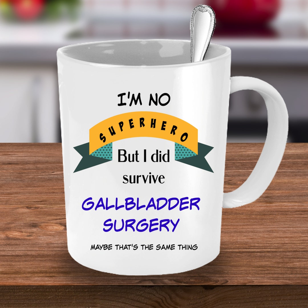 Gallbladder Surgery Mug Funny Superhero Mug 11 Ounce Quality - Etsy