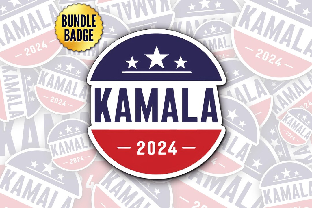 Kamala 2024 Sticker Kamala Harris Campaign Decal Political Sticker for ...