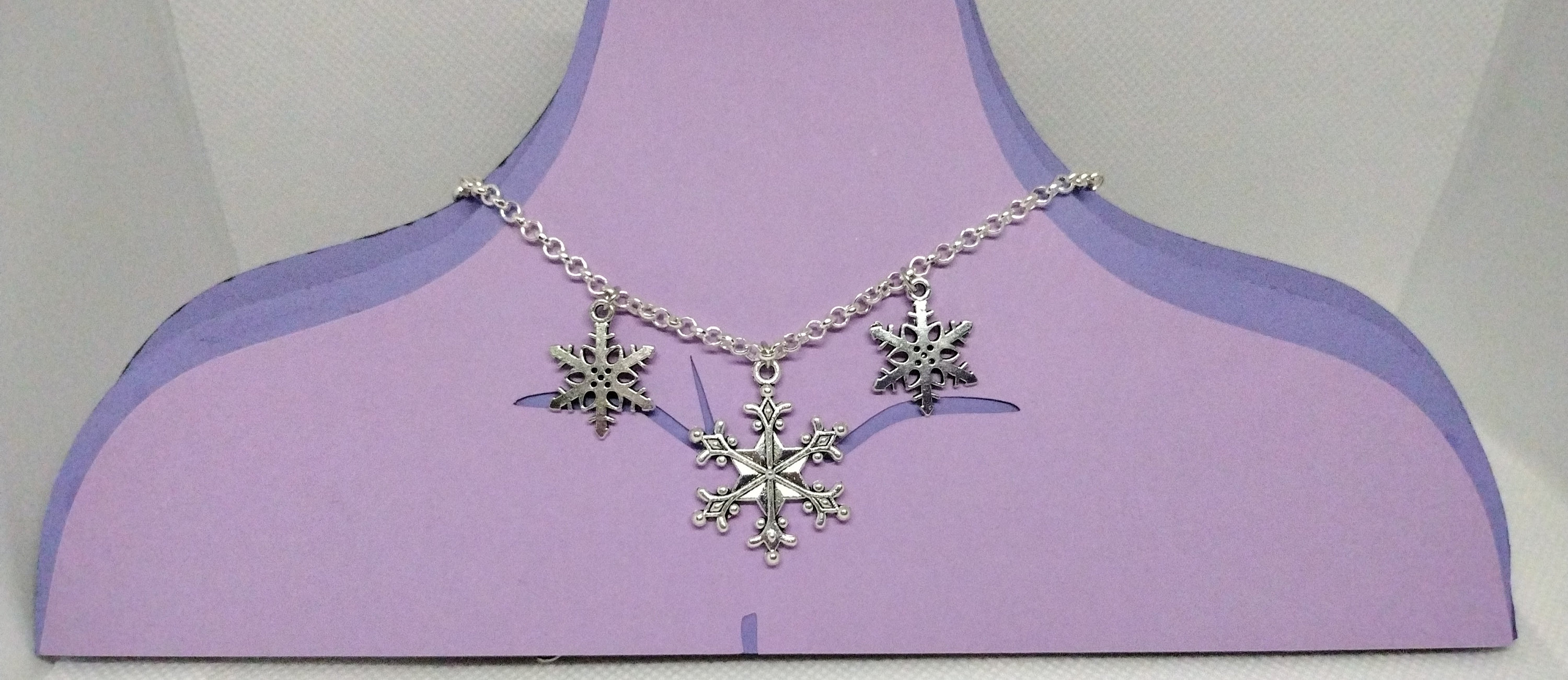 Ethereal Snowflake Choker Necklace - Delicate Winter Elegance - Etsy