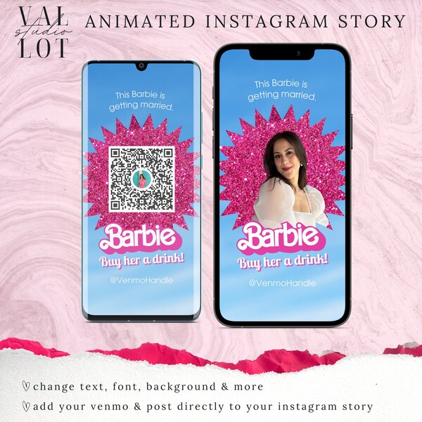 Barbie Qr Code - Etsy