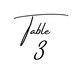 Table Numbers - Black and White - INSTANT Download. - Etsy