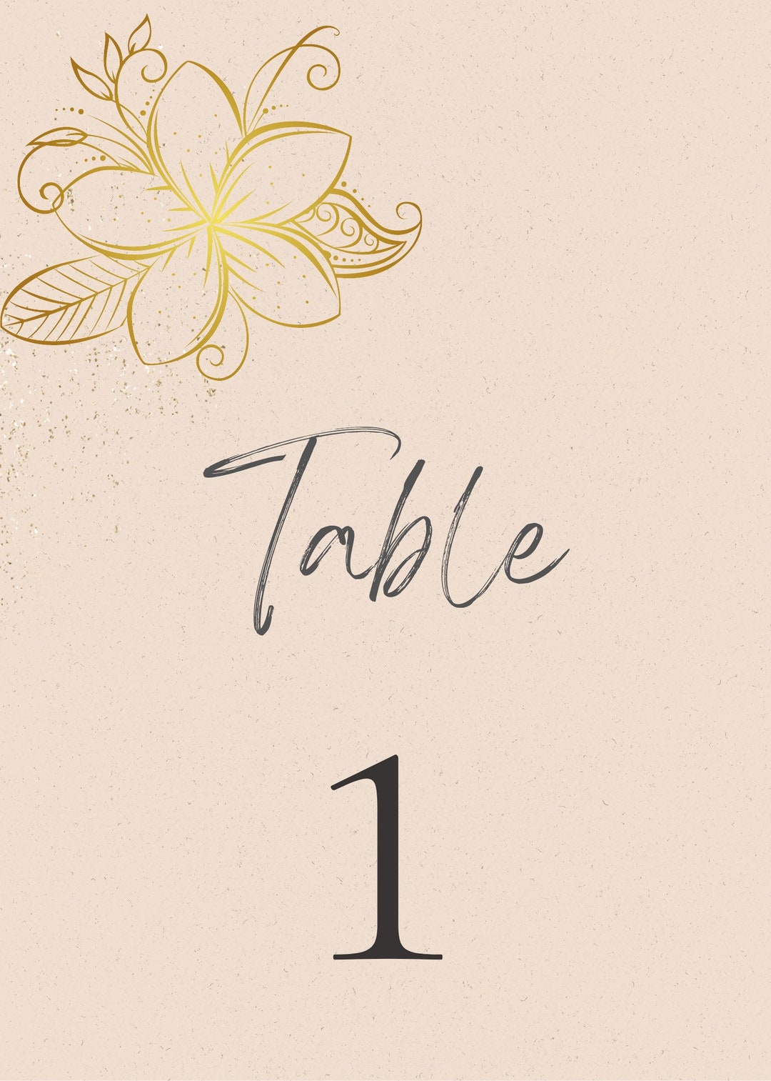 Table Numbers - Digital - Neutral Tones - Etsy