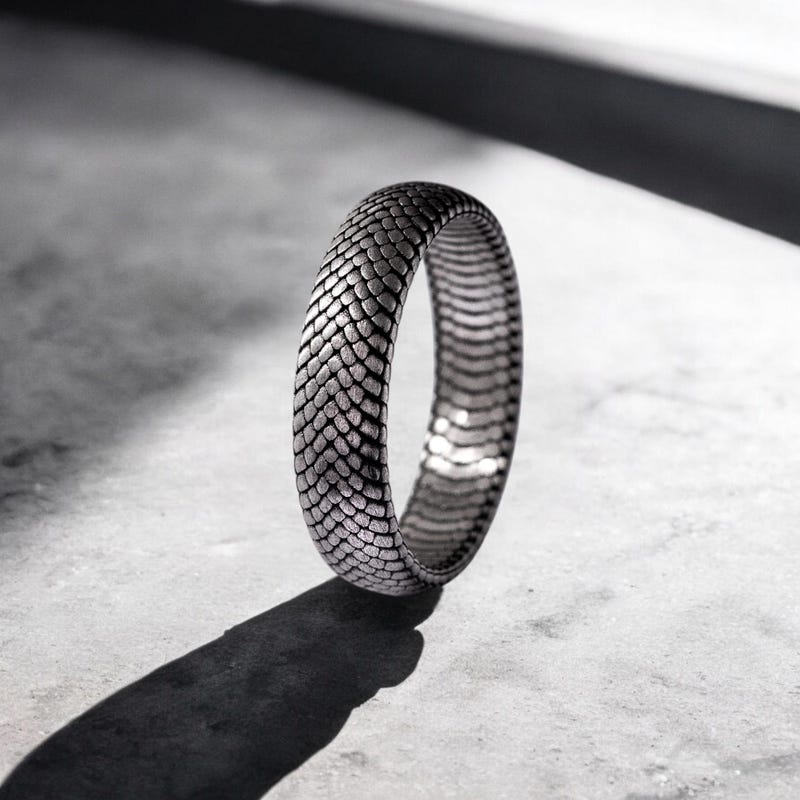 Wedding Bands Men Snake - Etsy