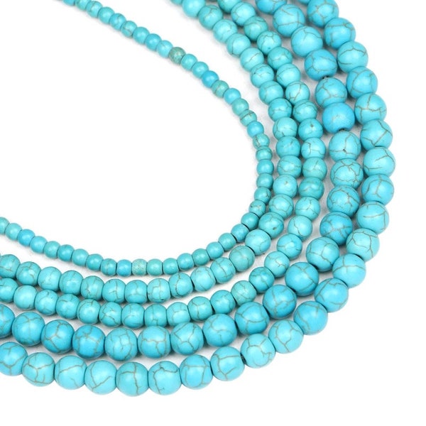 Turquoise Beads Bulk - Etsy
