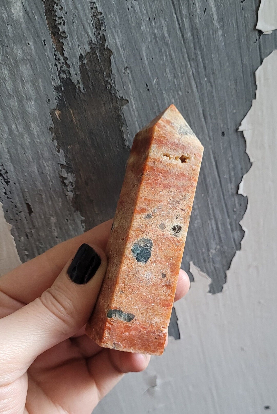 Sunstone With Apatite / Gorgeous and Colorful Rare Combination of ...