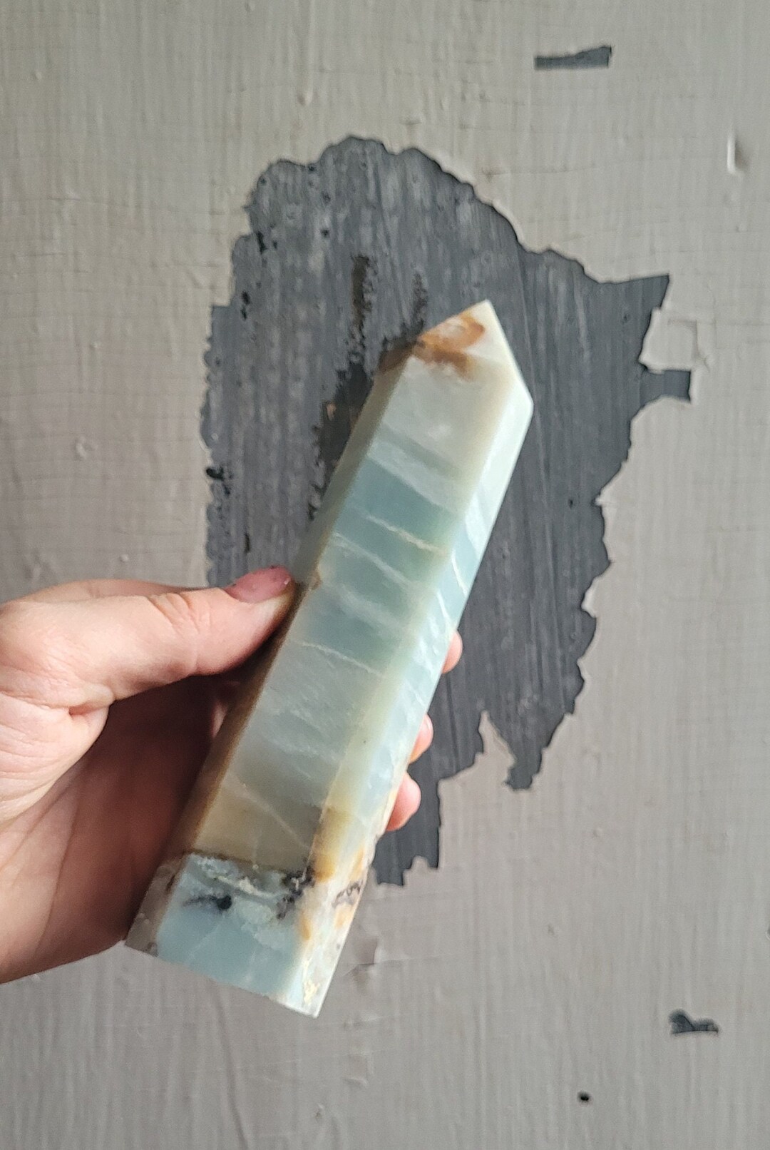 Sky Blue Opal Tower / Very Rare Peruvian Opal Tower From the Andes - Etsy