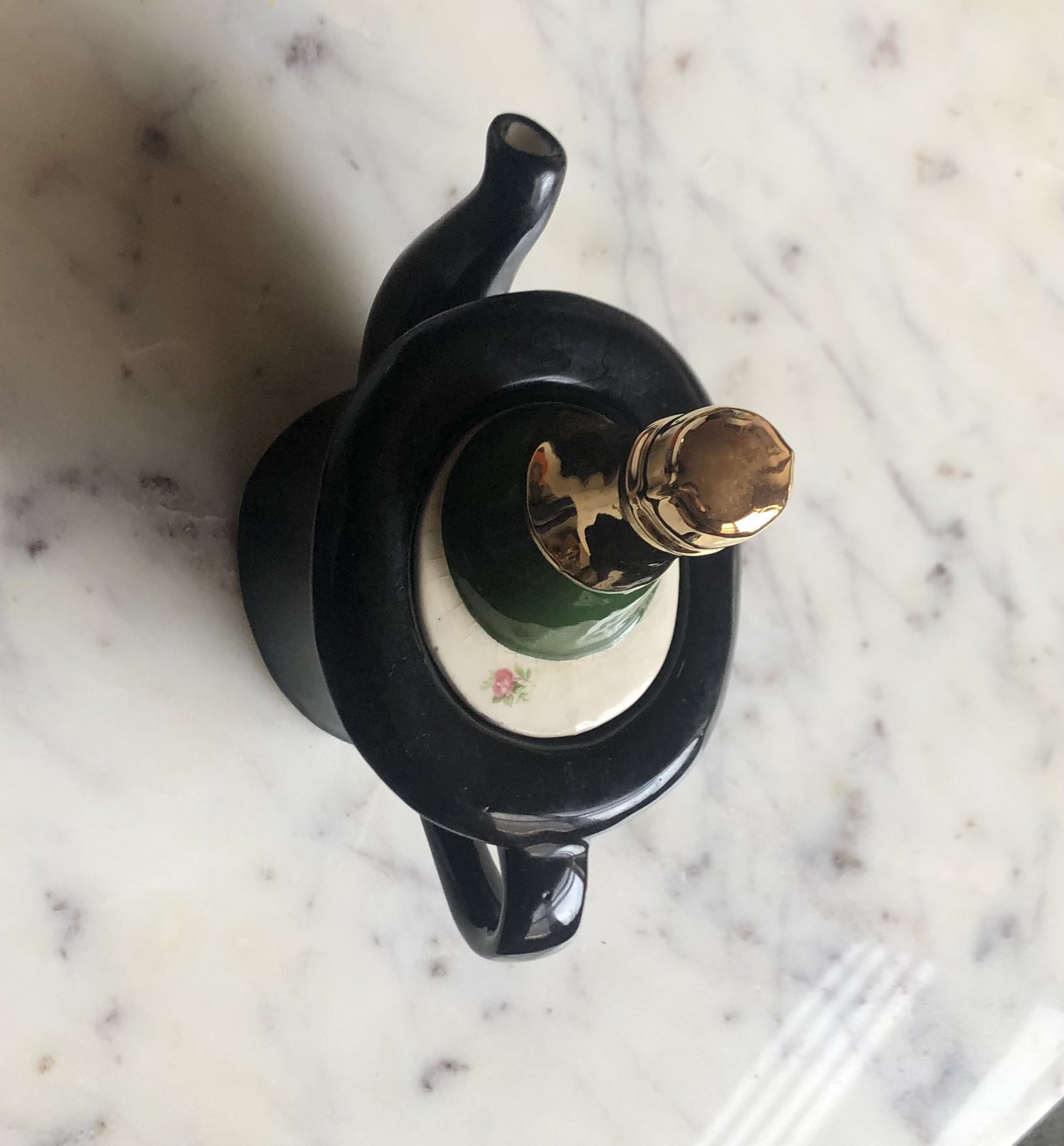 Tony Carter Collectible Novelty Teapot -champagne Teapot -made in ...