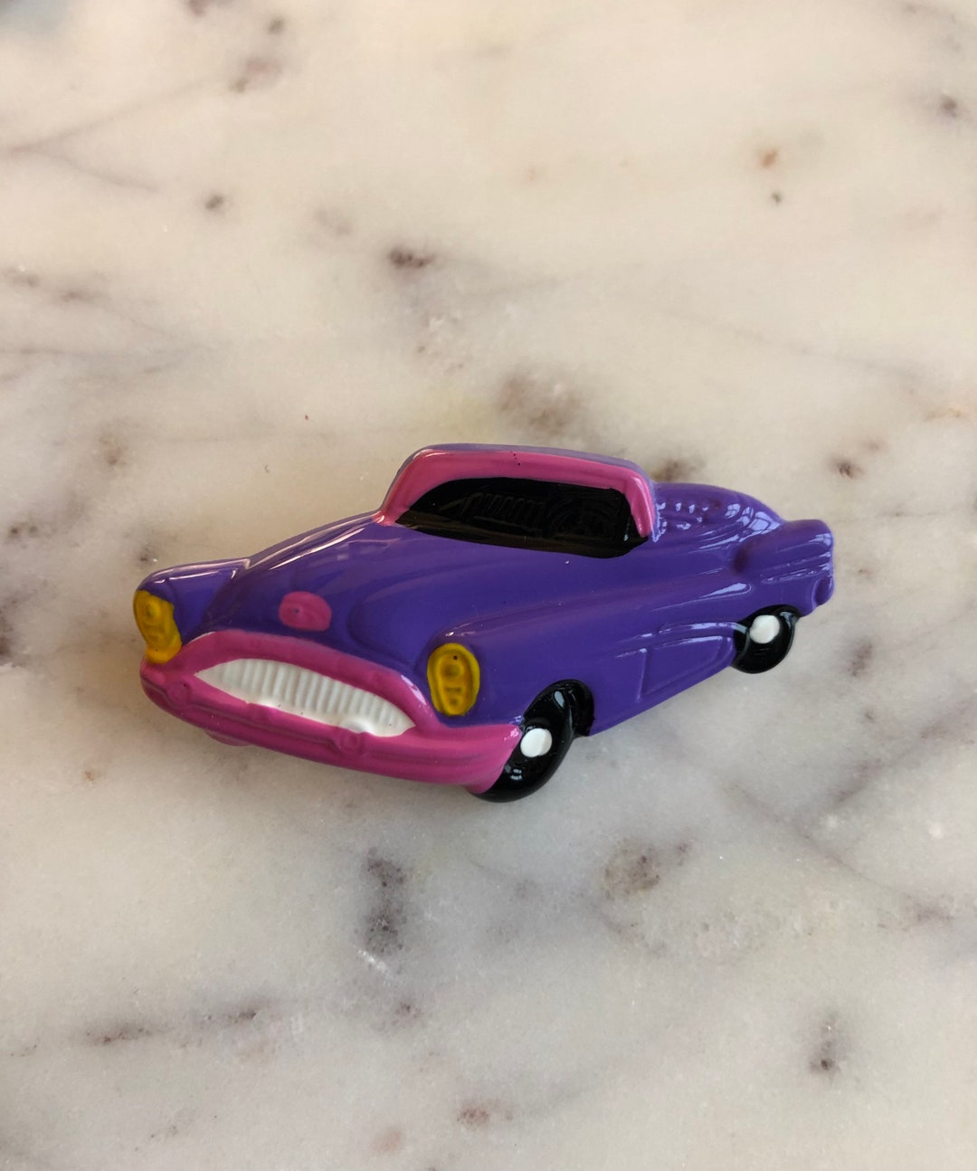 Classic 1950s Style Convertible Car Plastic Lapel Pin/brooch - Etsy