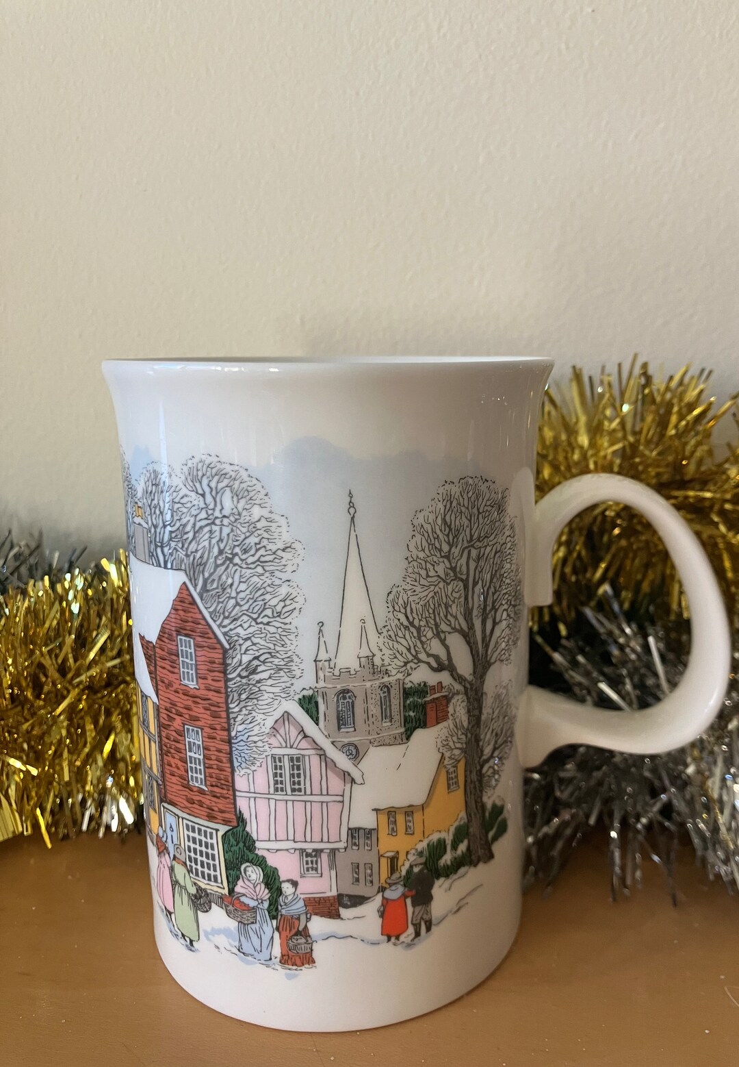 Vintage Sue Scullard Christmas Past Mug Fine Bone China - Etsy