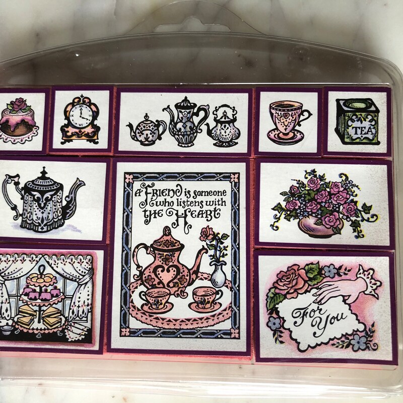 Teapot Rubber Stamp - Etsy