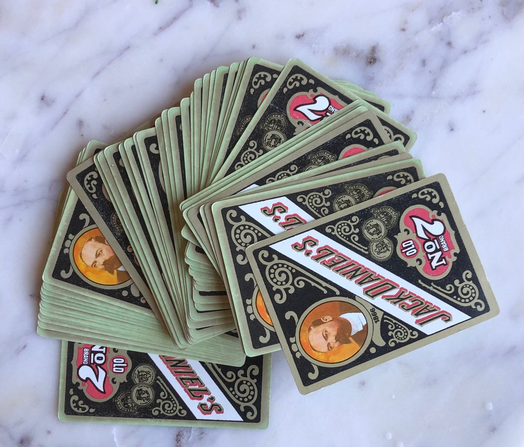 Jack Daniels 1866 Vintage Poker Cards From the 1970s Deck of - Etsy