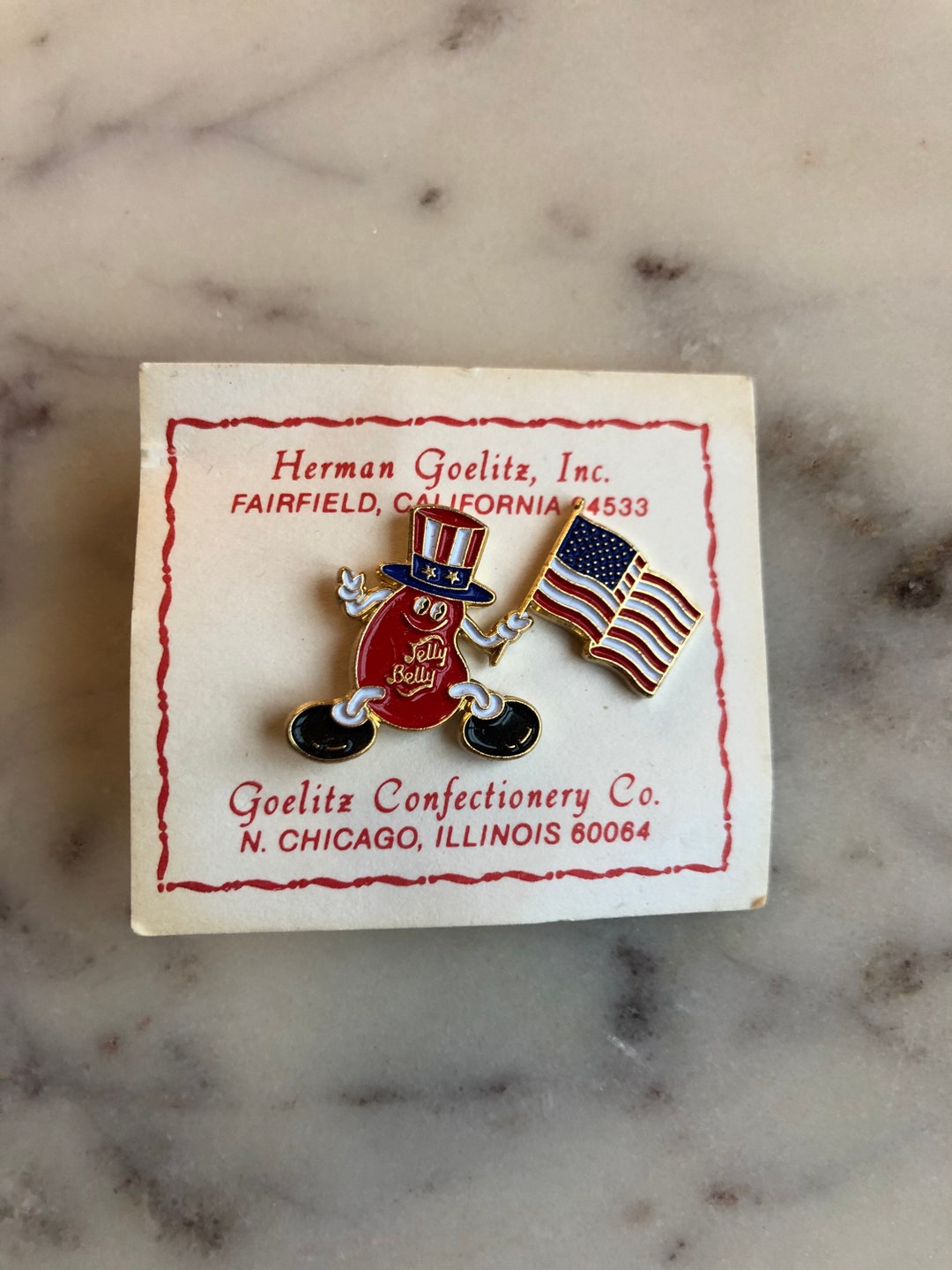 Vintage Jelly Belly Pin Etsy