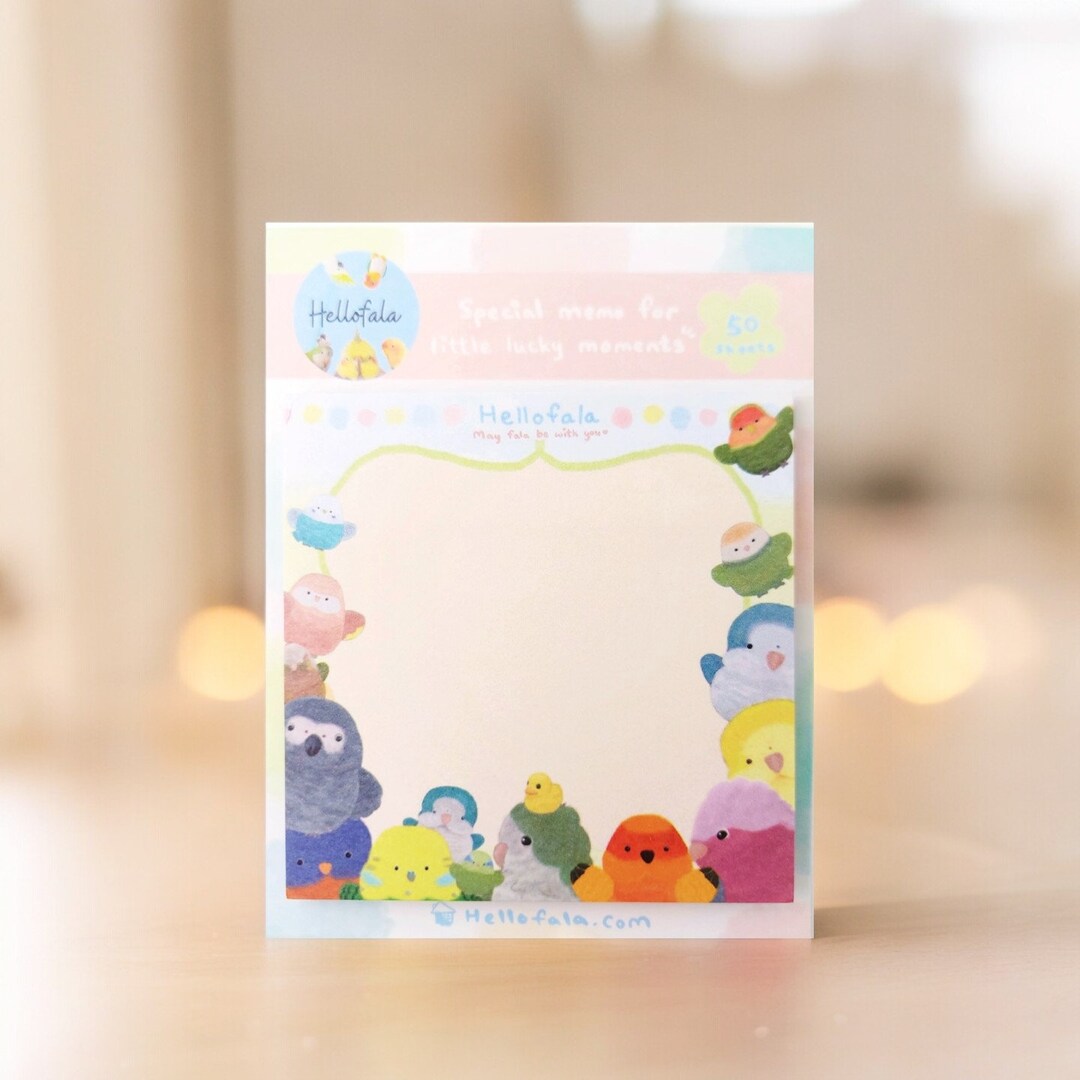 Parrot Sticky Notes,office Post It,cute Stationery,sticky Post,bird ...