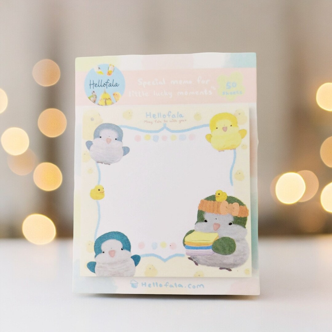 Quaker Parrot Sticky Notes,office Post It,cute Memo Pad,sticky Post ...