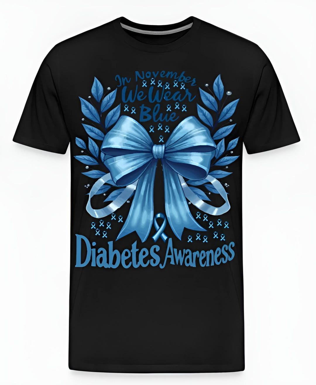 In November We Wear Blue Png, Diabetes Awareness Png, Fight Diabetes ...