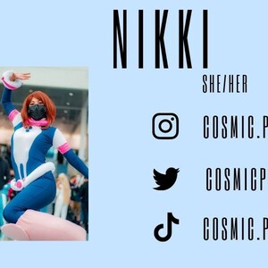 Cosplay Business Cards - Etsy