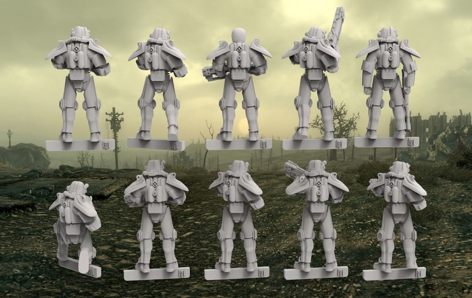 12 T-45d Power Armour Troops set of 10 2 Randoms 28mm - Etsy