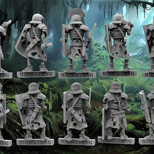 12 Undead Romans With Gladius (set of 10 + 2 Randoms) - 28mm- Bigmrtong ...