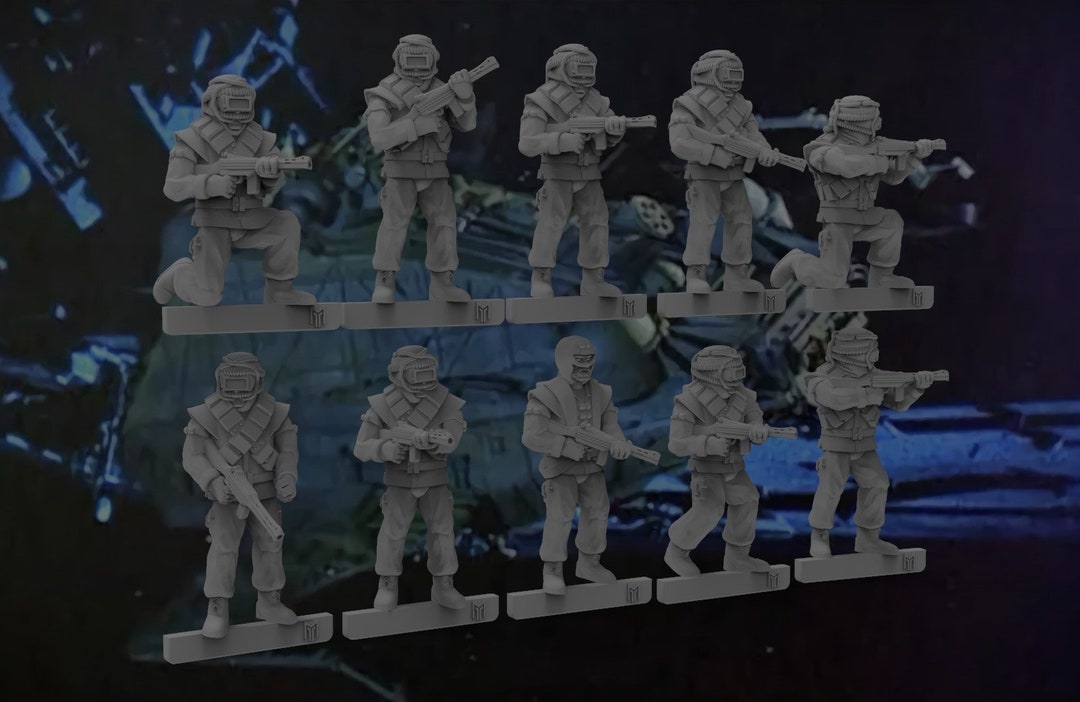 12 Malmori Soldiers (set of 10 + 2 Randoms) - 28mm- Bigmrtong - Etsy