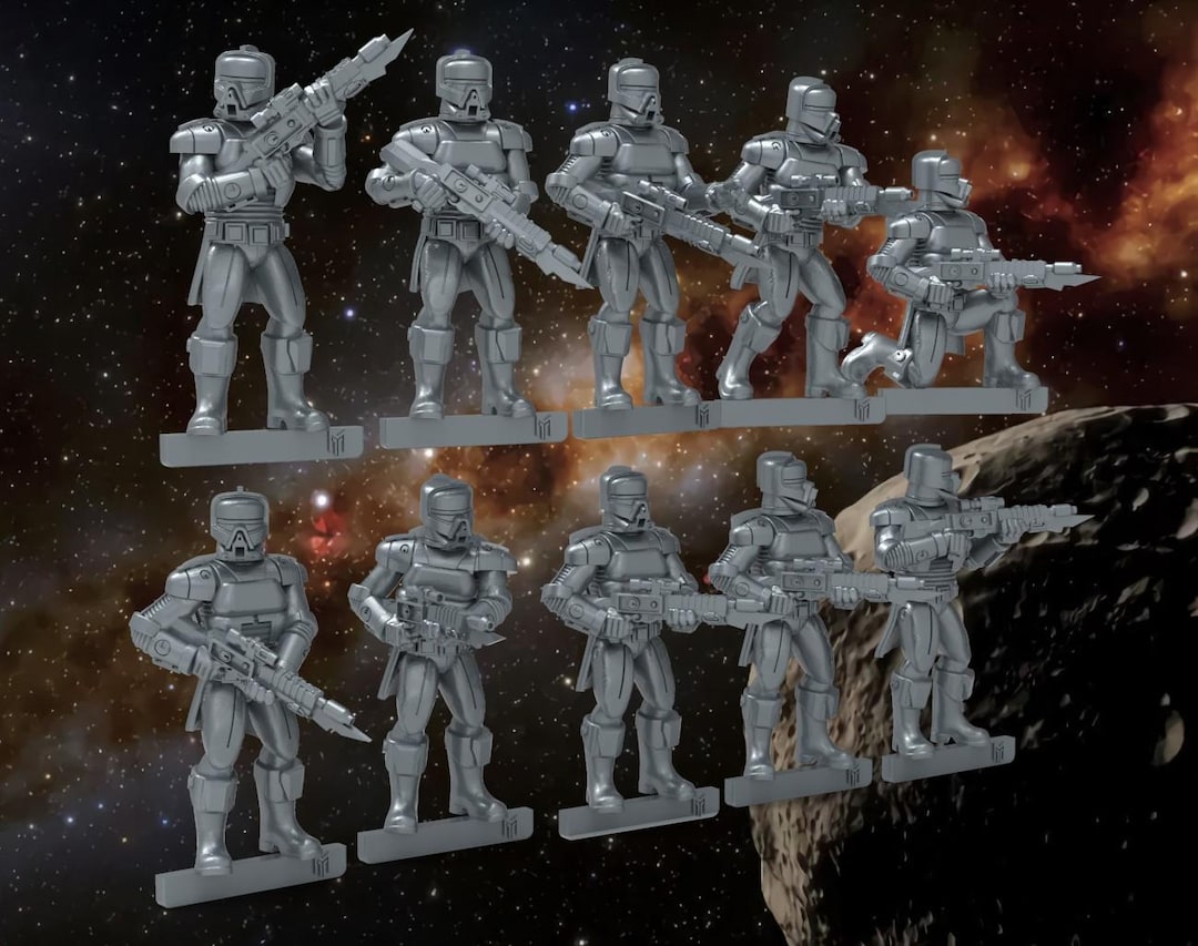 12 Cylon Prototypes - (set of 10 + 2 Randoms) - 28mm- Bigmrtong - Etsy