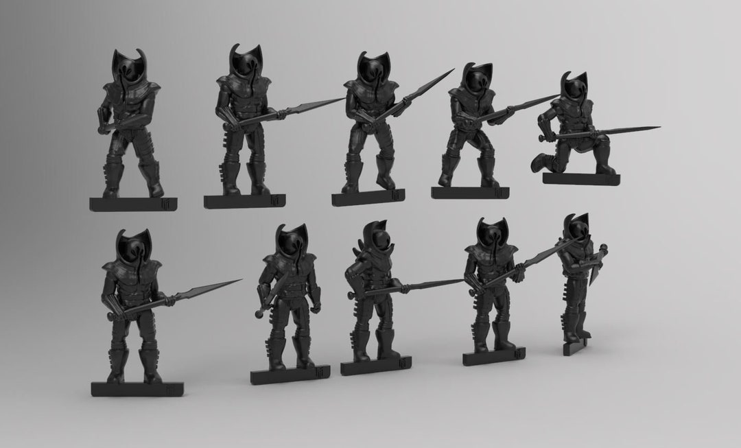 12 Dark Slayers (set of 10 + 2 Randoms) - 28mm- Bigmrtong - Etsy
