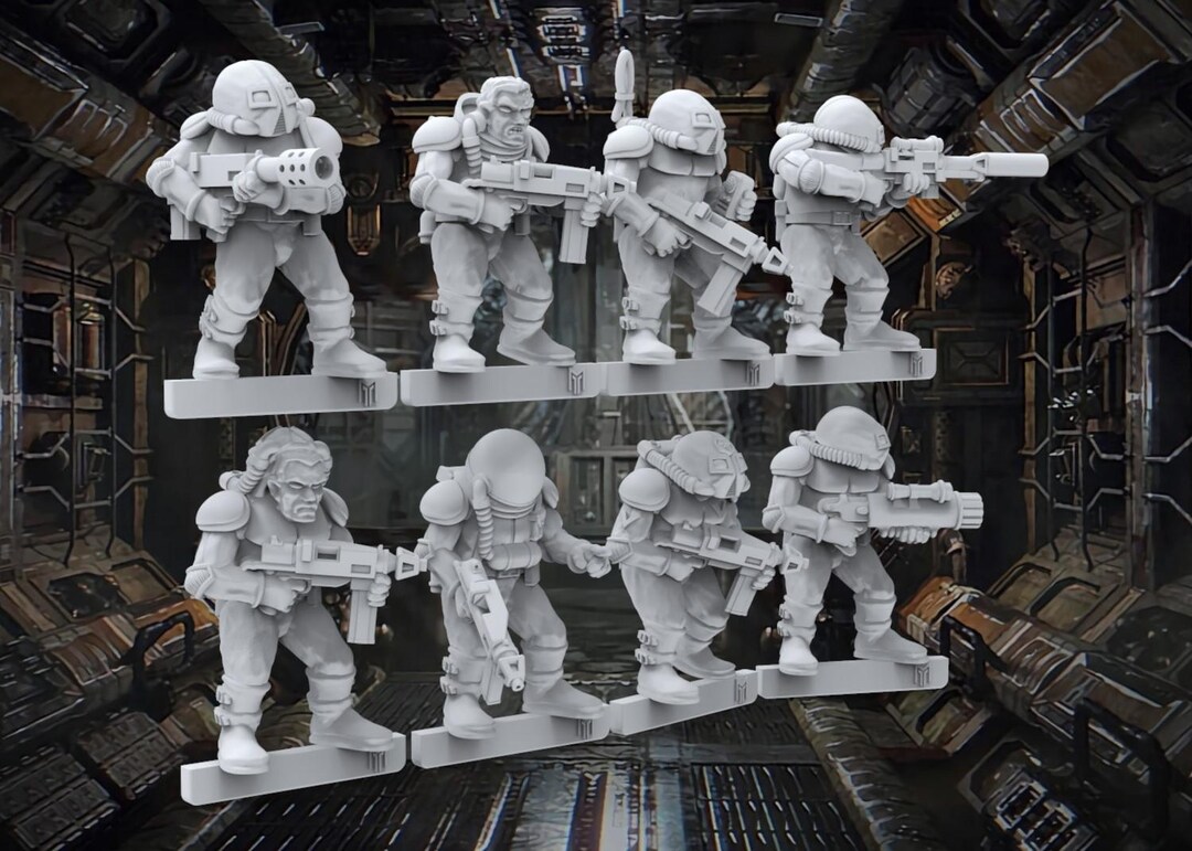 10 Norts - Set 2 (set of 8 + 2 Randoms) - 28mm- Bigmrtong - Etsy