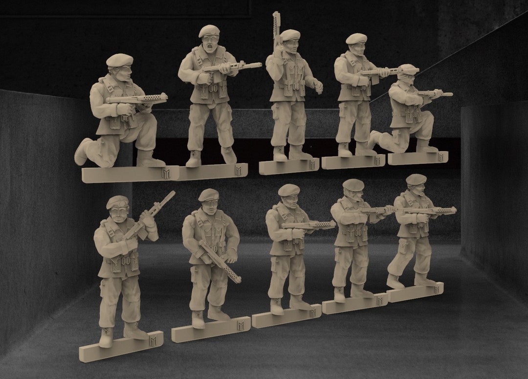 12 UNIT Soldiers (dr. Who) -standard (28mm) - Bigmrtong - Etsy