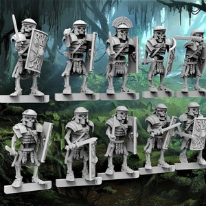12 Undead Romans With Gladius (set of 10 + 2 Randoms) - 28mm- Bigmrtong ...