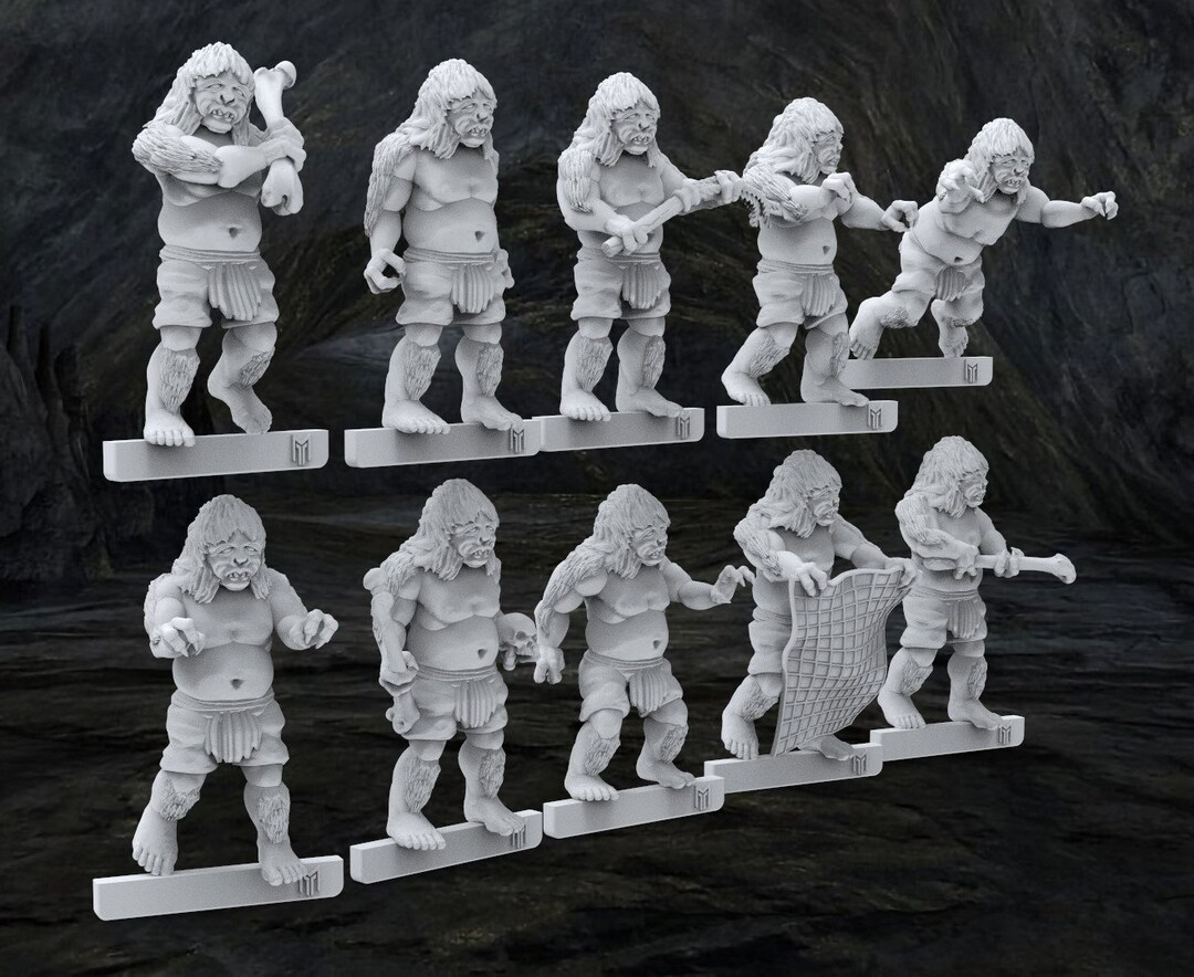 12 Time Machine Morlocks (set of 10 + 2 Randoms) - 28mm- Bigmrtong - Etsy