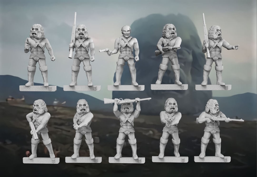 Zed and His Brutal Exterminators From Zardoz set of 10 2 - Etsy