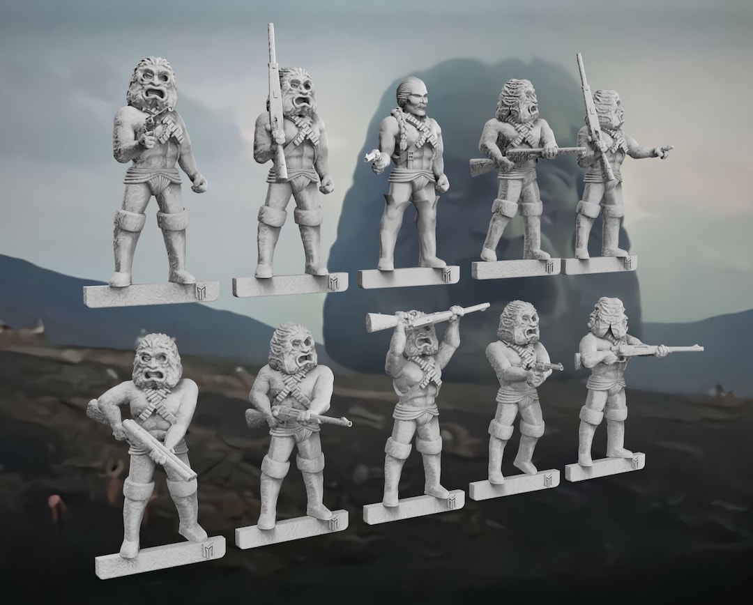 Zed and His Brutal Exterminators From Zardoz (set of 10 + 2 Randoms ...