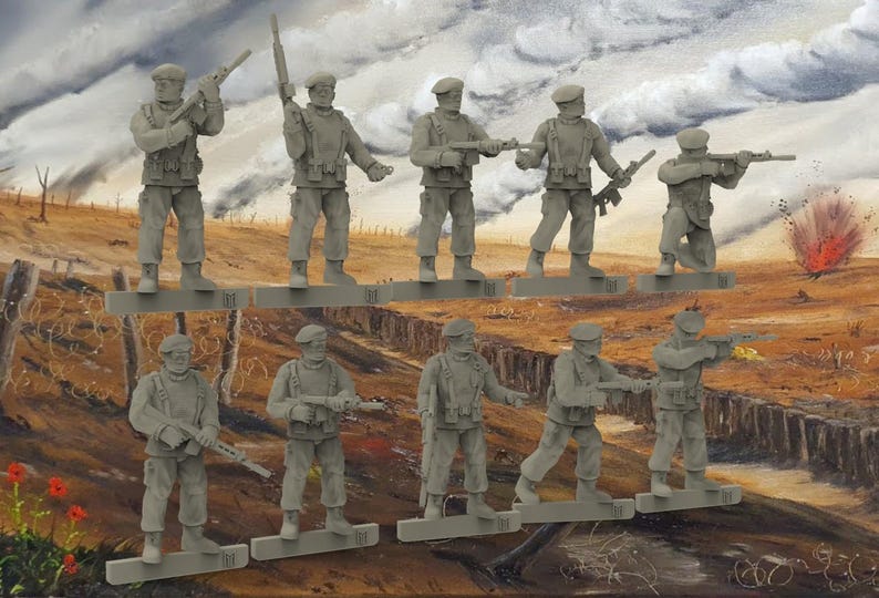 12 Action Man - G.I. Joe Proxy - (set of 10 + 2 Randoms) - 28mm ...