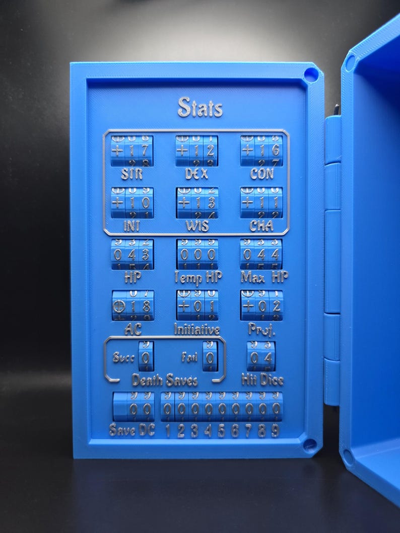Ultimate DND Player’s Kit - Stats & Skills Tracker - Customize W\ Dice ...
