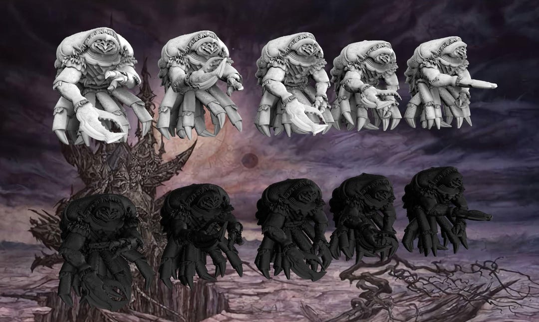 12 Dark Crystal Garthim (proxies) (set of 10 + 2 Randoms) - 28mm ...
