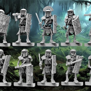 12 Undead Romans With Gladius (set of 10 + 2 Randoms) - 28mm- Bigmrtong ...