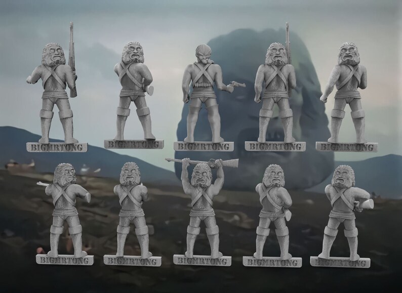 Zed and His Brutal Exterminators From Zardoz set of 10 2 - Etsy