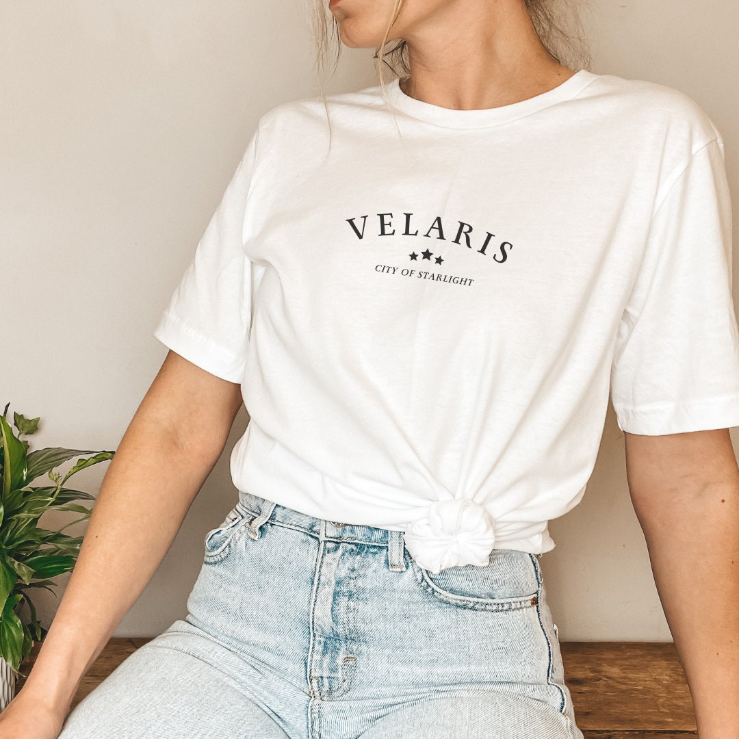 Velaris City of Starlight White Tshirt ACOTAR Inspired Merch Book Lover ...