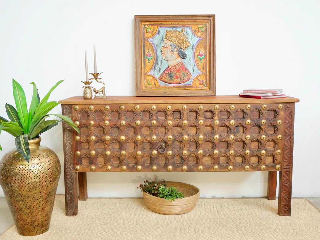 MALU Indian Console Table - Etsy