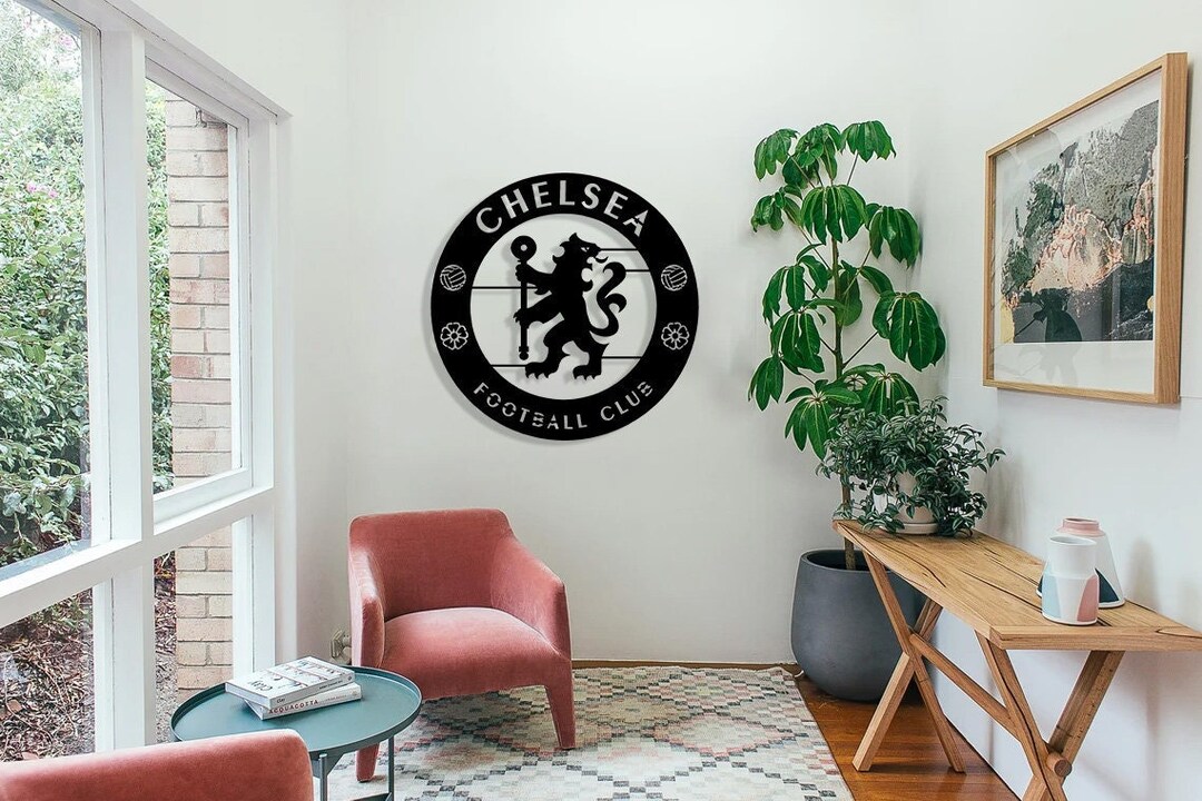Chelsea Metal Wall Art, Game Room Metal Wall Art, Housewarming Gift ...
