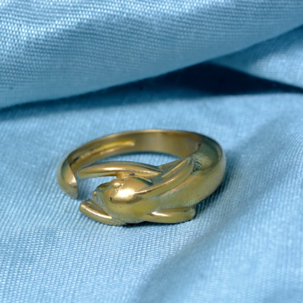Rabbit Ring - Etsy