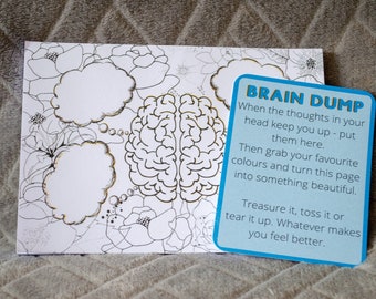 Brain Dump Notepad - Etsy