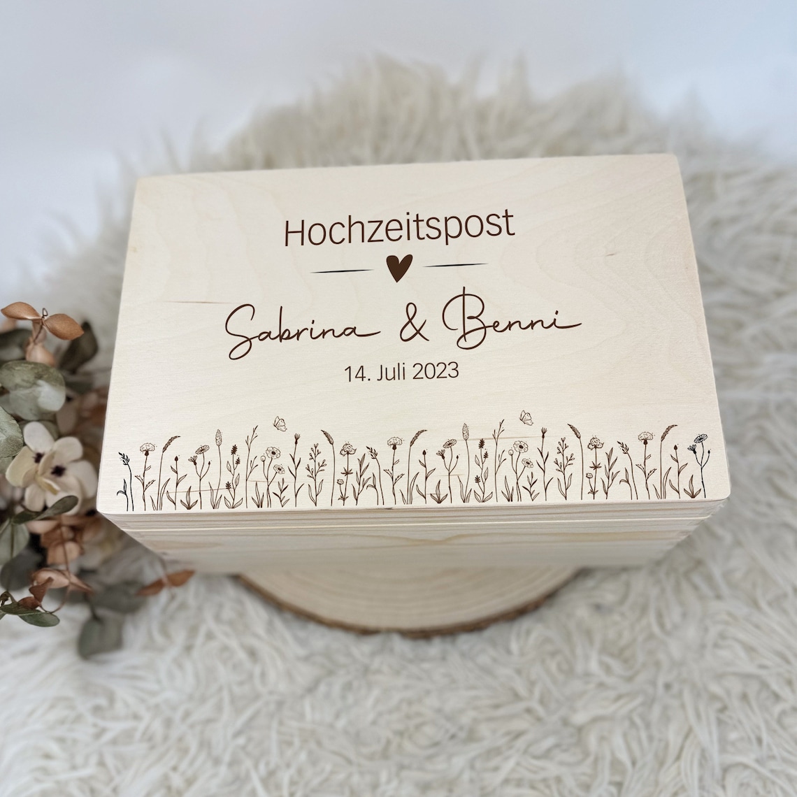 Personalized Wedding Memory Box | Wedding Gift for Married Couples and ...